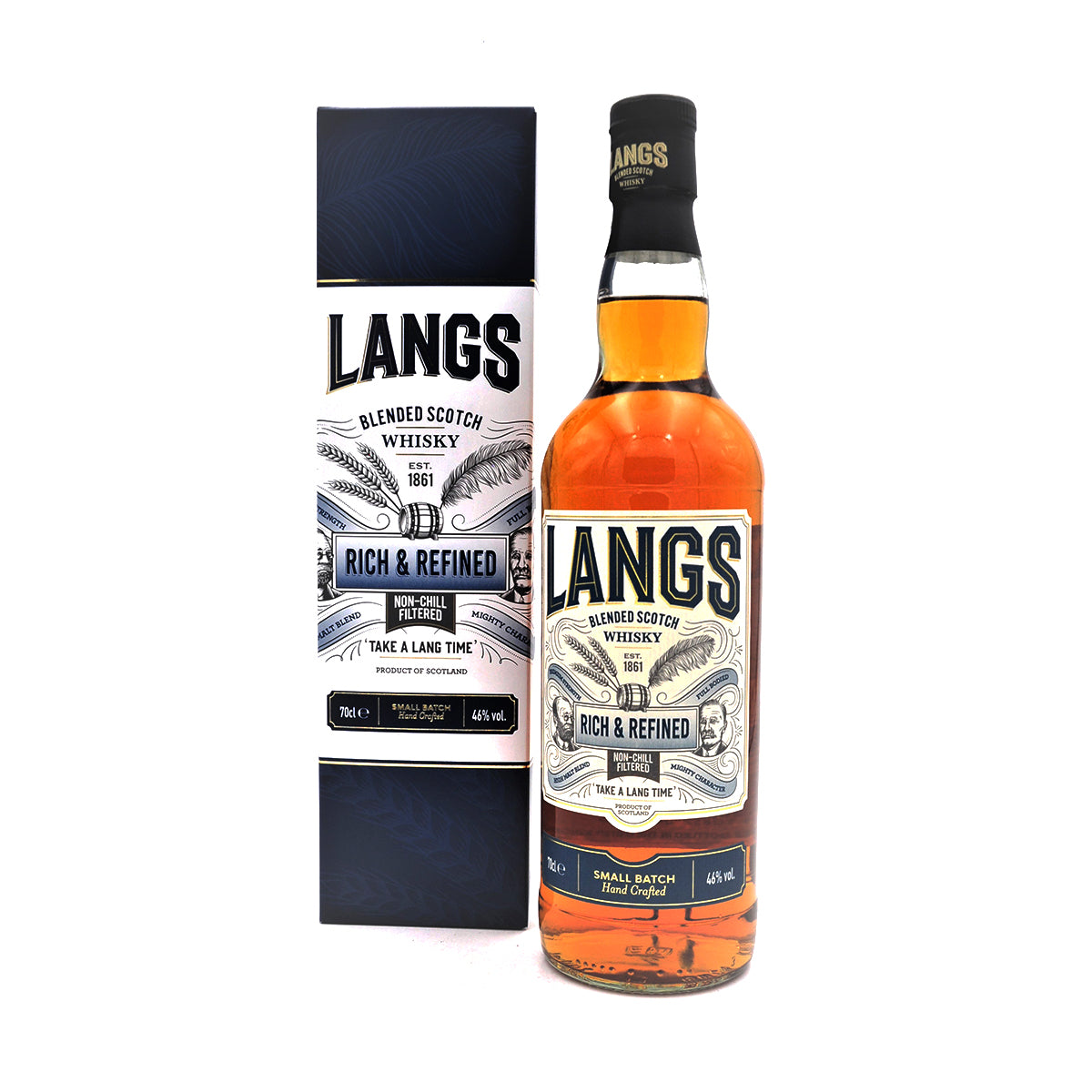 Langs Blend Whisky Rich & Refined 46% 70cl – thewhiskycollectors
