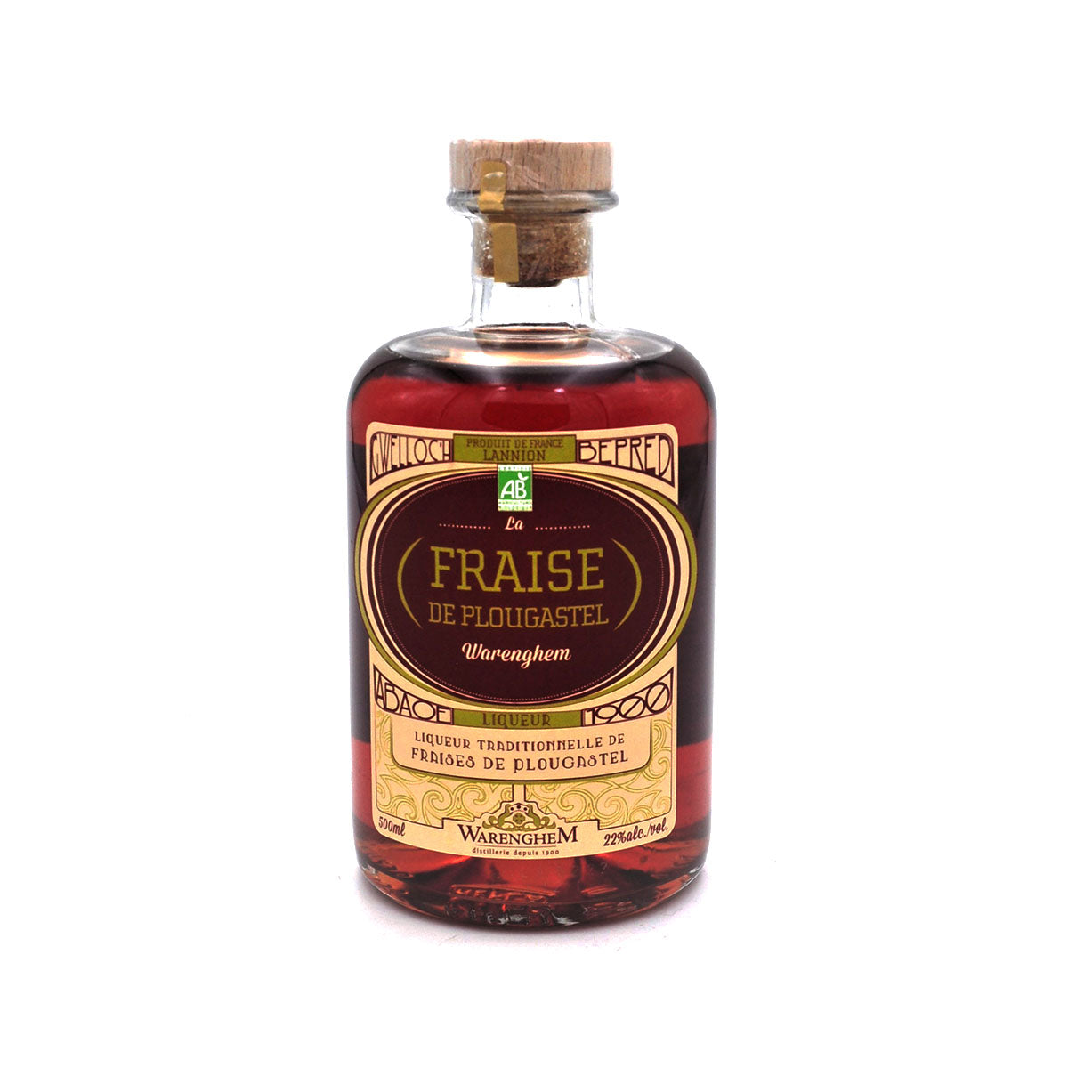 Liqueur Bio Fraise de Plougastel Maison Ferroni 22% 50cl ...